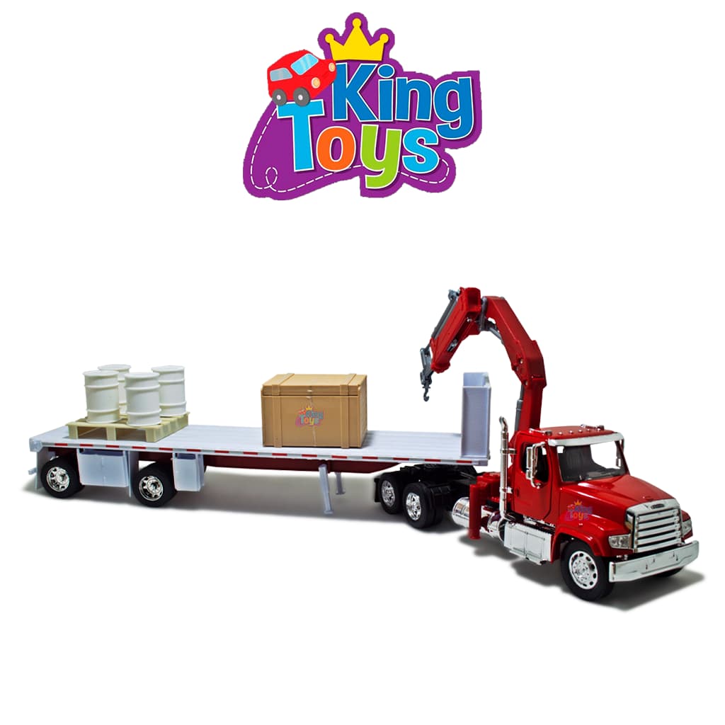 Freightliner 114SD Con Plataforma Kingtoys Freightliner 114SD Con Plataforma Kingtoys